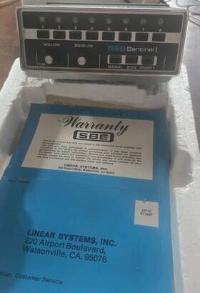 SBE SENTINEL SBE-1 Scanner Scanning Monitor Receiver Box
